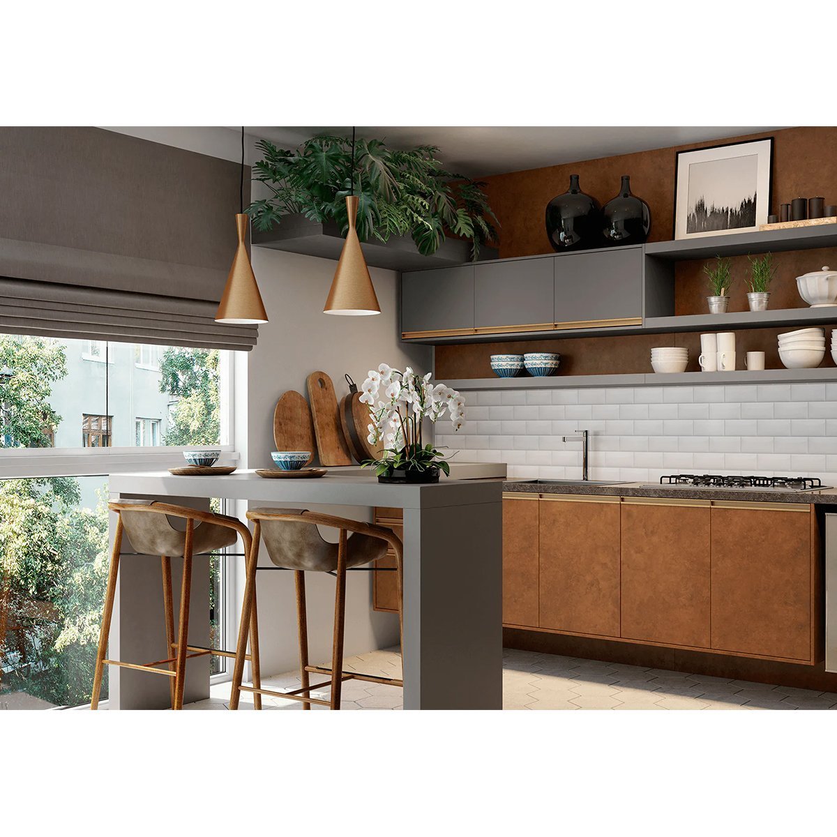 MDF 15mm 2 Face 1,85x2,75m Níquel Colors Guararapes