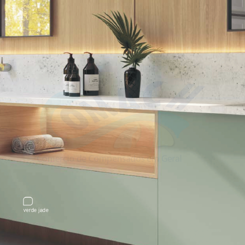 Mdf 15mm 2 Face 1,85x2,75m Verde Jade Arauco