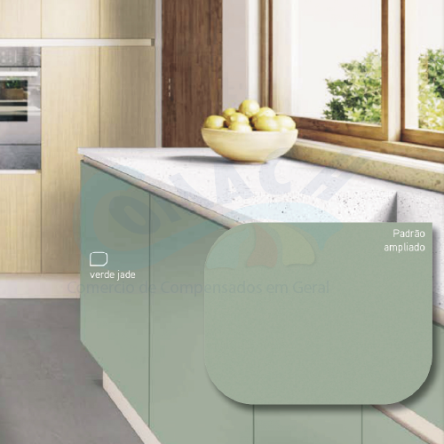 Mdf 15mm 2 Face 1,85x2,75m Verde Jade Arauco