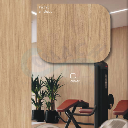 Mdf 15mm 2 Face 1,85x2,75m Cumaru Arauco